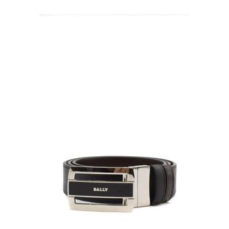 Bally Homme, Accessoires, Noir, Taille: ONE Size Luxury Leather Belt
