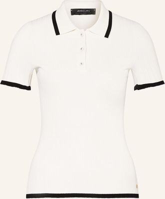 Marc Cain Strick-Poloshirt weiss