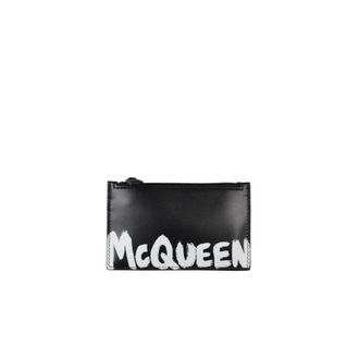 Alexander McQueen Pre-owned Kartenhalter aus Lammleder - - Pre-owned - Herren - Schwarzk - ONE SIZE