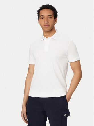 Lacoste Poloshirt PH5056 Wei&szlig; Slim Fit
