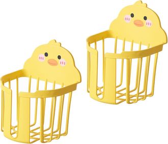 DOITOOL 2 St&uuml;ck Toilettenpapierhalter Wandregal mit Gro&szlig;em Fassungsverm&ouml;gen Stilvolles Elegantes Design f&uuml;r Einfache Praktische Papieraufbewahrung im Badezimm