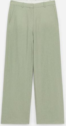 Arket Leinenhose -Grün