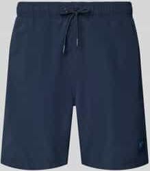 Shiwi Badehose mit Label-Patch Modell Mike