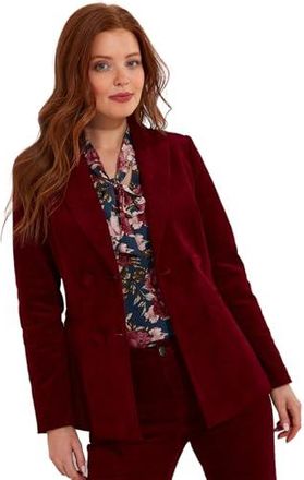Joe Browns Double Breasted Cord Jacket Veste, Baie, 46 Femme