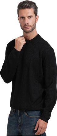 A|X Armani Exchange Pullover aus Viskosemischung - - Knitwear - Herren - Schwarzk - L
