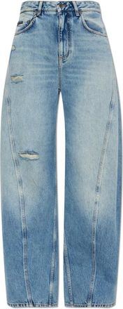 Dolce & Gabbana Femme, Jeans, Bleu, Taille: 38 FR Jeans avec Coutures sur les Jambes