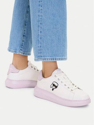 Karl Lagerfeld Sneakers Kapri KL62530P Wei&szlig;