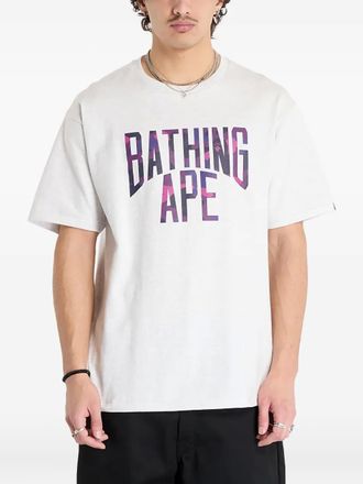 A Bathing Ape t-shirt à imprimé graphique - Gris
