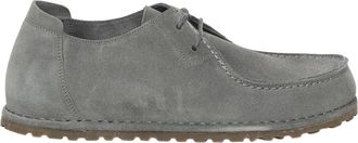 Birkenstock Homme, Chaussures, Gris, Taille: 44 EU Chaussures Plates en Daim Gris Semelle en Caoutchouc