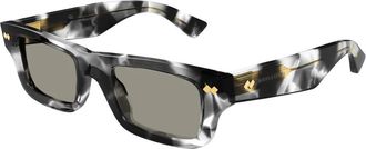 Bottega Veneta Bv1351S Rechteckige Sonnenbrille - - Accessories - unisex - Mehrfarbig - 50 MM
