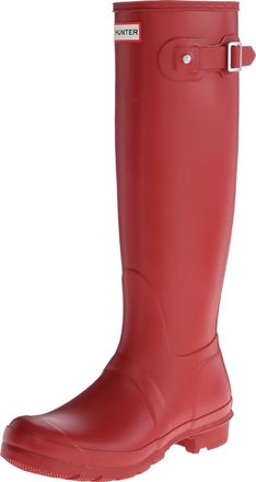 Hunter Hunter Original Tall Wellington, Damen Gummistiefel, Rot (Military Red), 40/41 EU