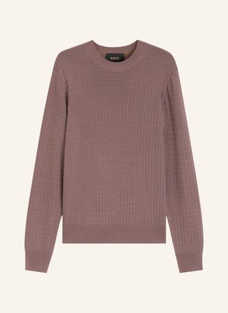 HUGO BOSS Pullover L-Fabrizio Regular Fit braun