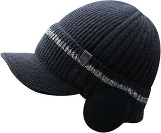 Generic Bonnet Femme Hiver Bonnet Femme Chapeau Femme Hiver Confortable Classique - Sport Automne Hiver avec Cache-Oreilles, Style Casual pour Jogging, V&eacute;lo O