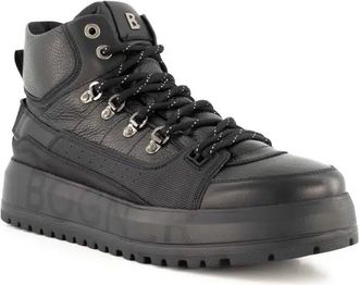 Bogner Herren Schnürboots schwarz Glattleder