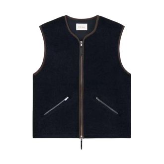 Wood Wood WWEik Weste - - Jackets - Herren - Blau - M