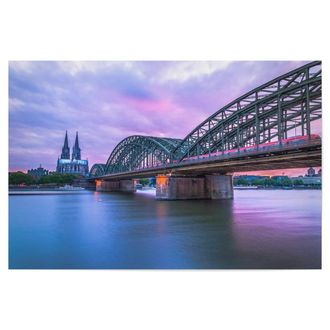 artboxONE Poster 30x20 cm Köln Städte/Köln Eine bunte Stadt - Bild köln cologne cologne cathedral