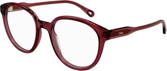Chlo&eacute; unisex, Accessoires, Rouge, Taille: 53 MM Oval Frame