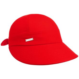 Seeberger Freizeitkappe Gr. One Size, Rot/Rot