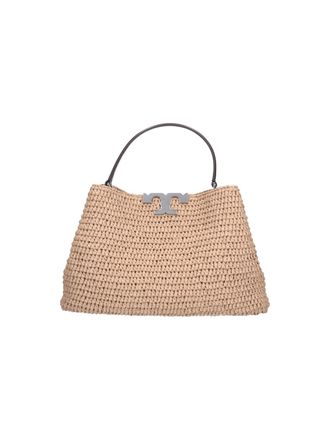 Tory Burch Handbag In Raffia Eleanor