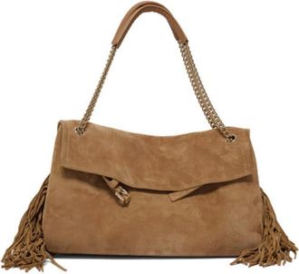 Orciani Femme, Sacs, Brun, Taille: ONE Size Venus Peach Fringe Midi Bag
