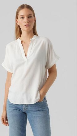 Vero Moda Bluse Beauty 10279697 Weiß Regular Fit