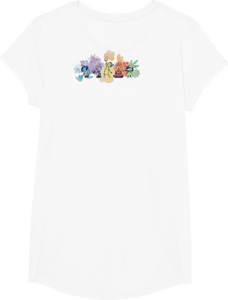 Pixar Disney and Pixars Inside Out Emotions Watercolor Flowers T-Shirt