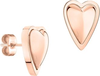 Liebeskind Liebeskind Berlin Ohrringe - Edelstahl Metal Heart - Gr. unisize - in Gold - f&uuml;r Damen