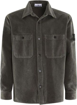 Stone Island Homme, Vestes, Gris, Taille: XL Chemises