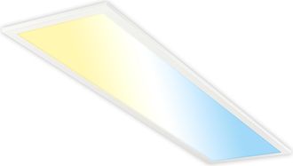 Briloner LED Deckenleuchte Effizienzklasse A, ca. 50.000h Licht, 12,6W, 2860lm, Fernbedienung, dimmbar, warmwei&szlig; bis kaltwei&szlig;, LED Lampe, LED Panel, Wohnzimmer