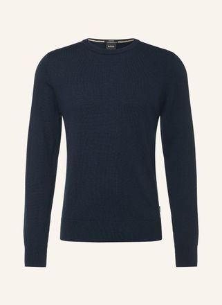 HUGO BOSS Cashmere-Pullover blau