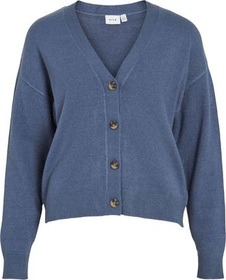 Vila Female Strickjacke VIRIL V-Ausschnitt