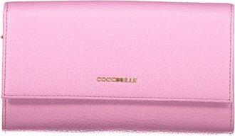 Coccinelle Femme, Accessoires, Rose, Taille: ONE Size Metallic Soft Wallet