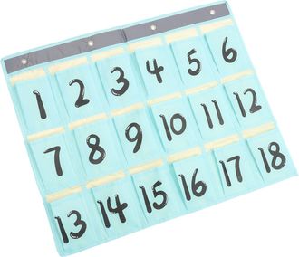 Artibetter DEARMAMY Hängende Handytasche mit Fächern aus Robustem Oxford Vielseitiger Wand Tür Organizer für Klassenzimmer zum Aufhängen über Tür oder Schrank Le