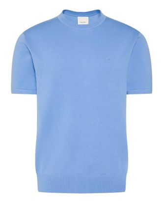 Calvin Klein T-Shirt aus einem Baumwollstrick mit Label-Stickerei in