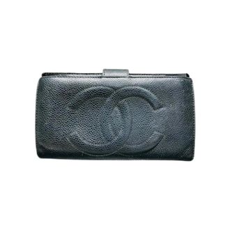 Chanel Portefeuille (bi-fold) Pre-owned - Femme - Pre-owned - Noir - Taille: ONE Size