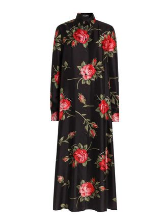 Dolce & Gabbana Maxi Robe - Noir