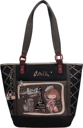 Anekke Schultertasche Mademoiselle Shoulder Bag Multicolor schwarz