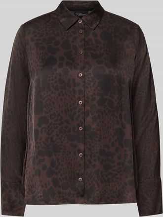 s.Oliver Black Label Regular Fit Langarmbluse aus reiner Viskose