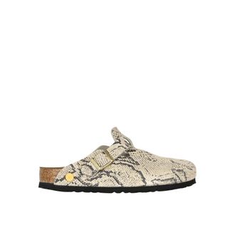 Birkenstock Boston Print Leve Regular Fit - - Shoes - Damen - Beige - 40 EU