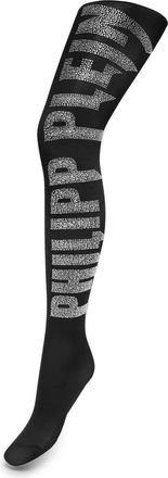 Philipp Plein Femme, Sous-v&ecirc;tements, Noir, Taille: 40 FR Crystal Plein Tights