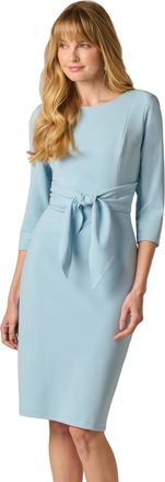 Adrianna Papell Damen Strick-Kreppband an der Taille, Blau - Blue Mist, 40