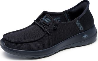 Skechers Damen Slip-ins Go Walk Joy Moc Toe Freizeitschuh Sneaker, Schwarz, 37.5 EU