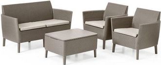 Keter Set Lounge 2 places salemo Cappuccino