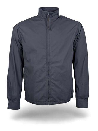 Aspesi Manteau Au Genou - Bleu