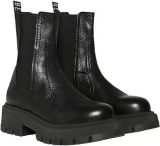Dirk Bikkembergs Calf Pasha Leather, Chaussures Bottes Beatles Cuir Mode Mode, Noir, 41 EU