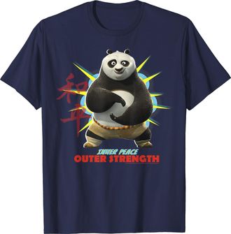 Kung Fu Panda Po Inner Peace Out Strength Portrait T-Shirt