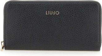 Liu Jo Femme, Accessoires, Noir, Taille: ONE Size Large Monogram Wallet