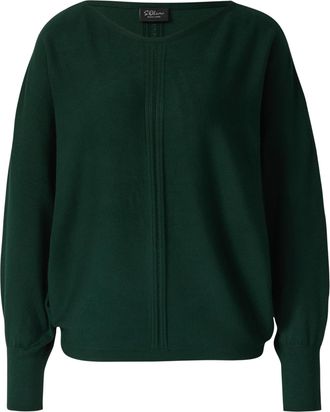 s.Oliver Black Label s.Oliver Black Label Damen 2172871 Pullover Langarm mit Ajour-Details, Blue Green, 38
