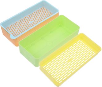 Lioobo 2 St&uuml;ck Hydroponische Katzengras Pflanzgef&auml;&szlig;e ohne Erde Praktisches Katzengras Boxen f&uuml;r Innen mit Gro&szlig;em Wassertank Leicht und Robust Zimmerpflanze f