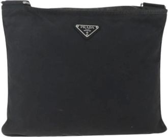 Prada unisex, Pre-owned, Noir, Taille: ONE Size Sac bandouli&egrave;re en nylon Pre-owned